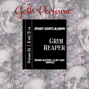 Grim Reaper Gothic Roll on Perfume Oil-spooky Goth Scents Unisex ...
