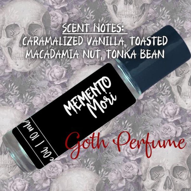 Memento Mori Gothic Perfume Roll on Perfume Oil -gothic Scents Horror ...