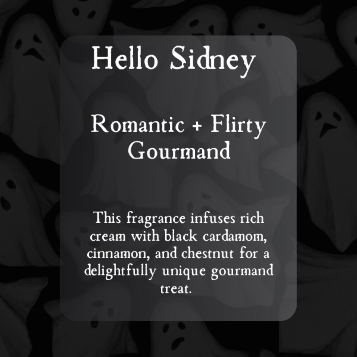 Hello, Sidney Gothic Perfume Roll on Oil-spooky Gothic Fragrance ...