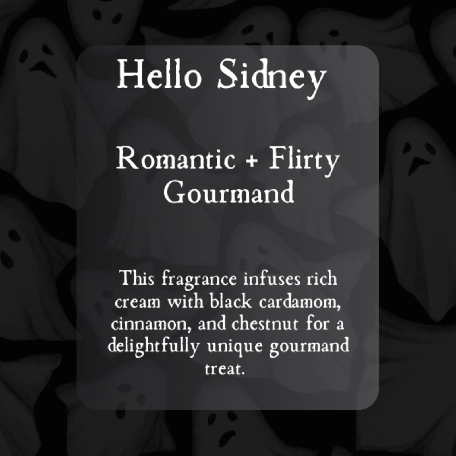 Hello, Sidney Gothic Perfume Roll on Oil-spooky Gothic Fragrance ...