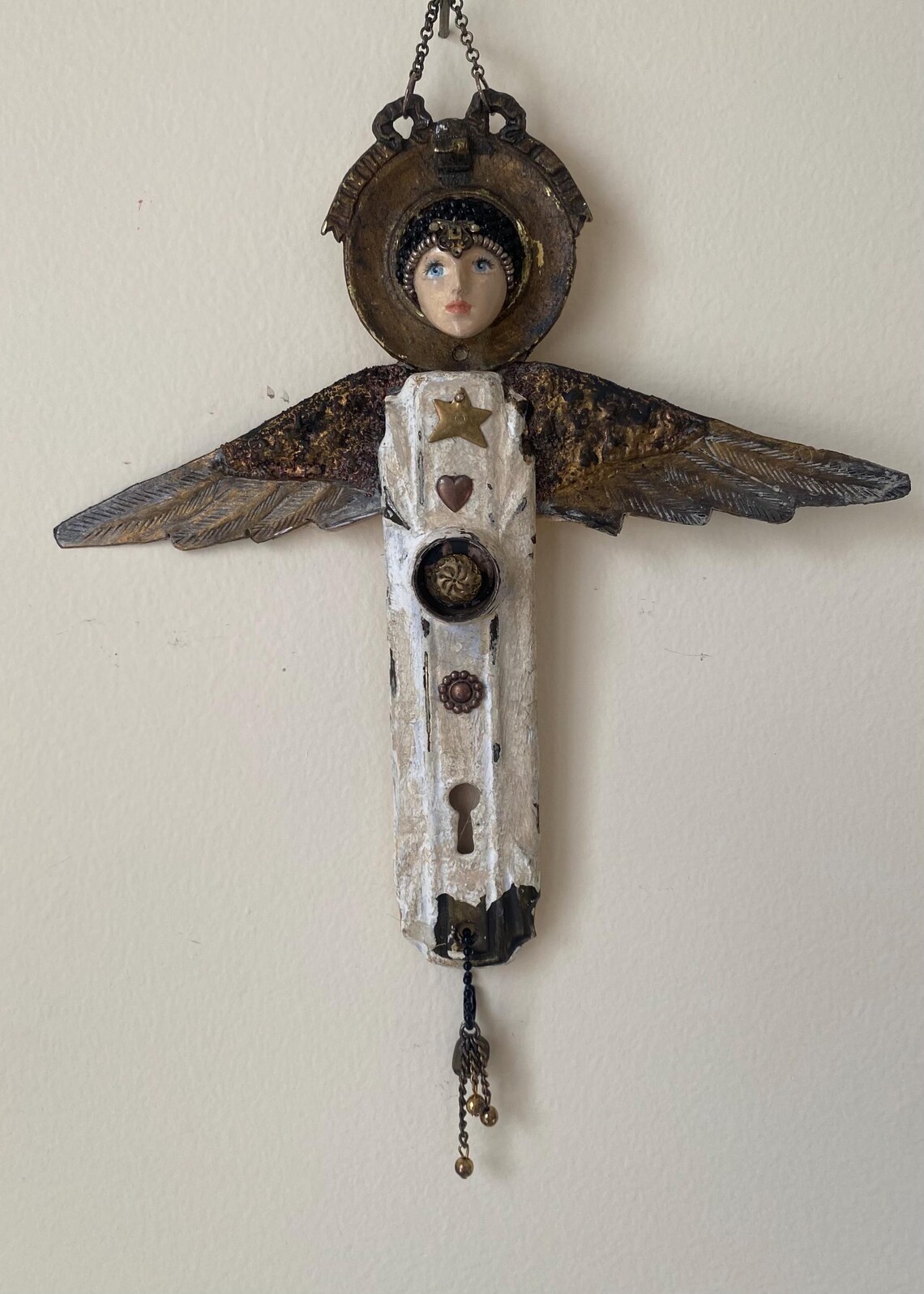 Salvage Angel, Repurposed Antique Hardware Upcycled Vintage Assemblage ...