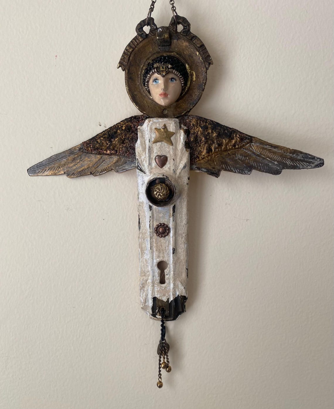 Salvage Angel, Repurposed Antique Hardware Upcycled Vintage Assemblage ...