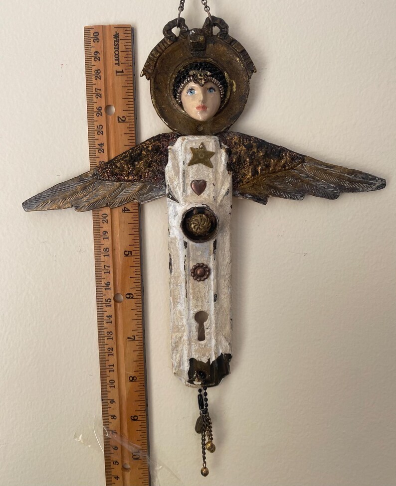 Salvage Angel, Repurposed Antique Hardware Upcycled Vintage Assemblage ...