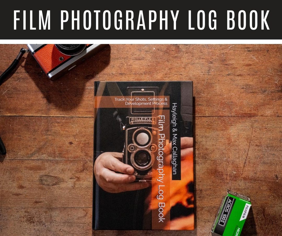 Film Photography Log Book Photo Journal A5 Soft Back Book Hard Back ...