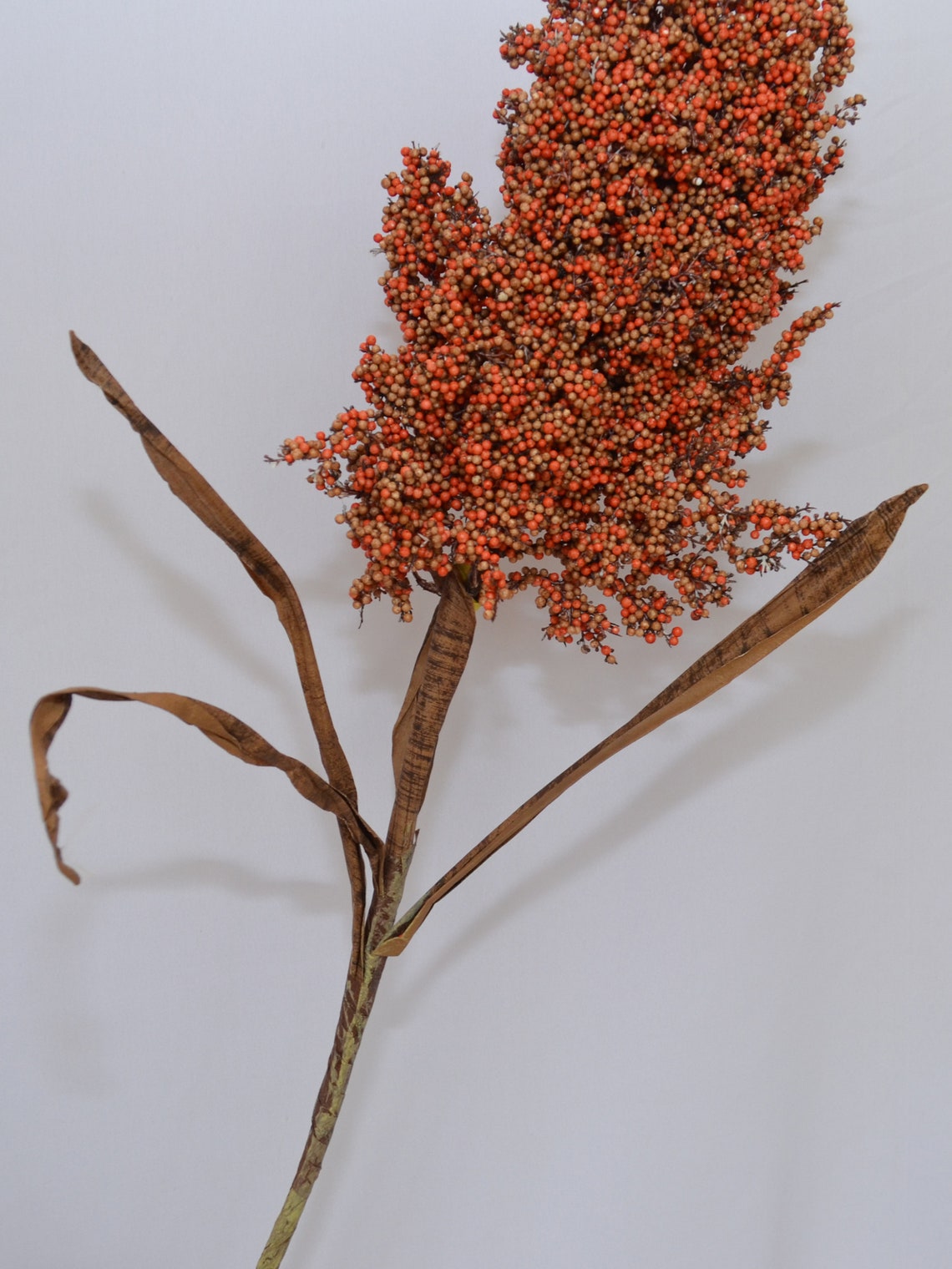 Artificial Dried Sorghum Stem, Natural Millet Branch for Rustic Floral ...