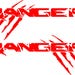 2pcs FORD RANGER Decal Sticker Sport Racing Claws Stripe Emblem Car ...