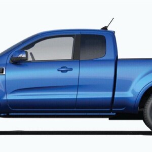 2pcs FORD RANGER Decal Sticker Sport Racing Claws Stripe Emblem Car ...