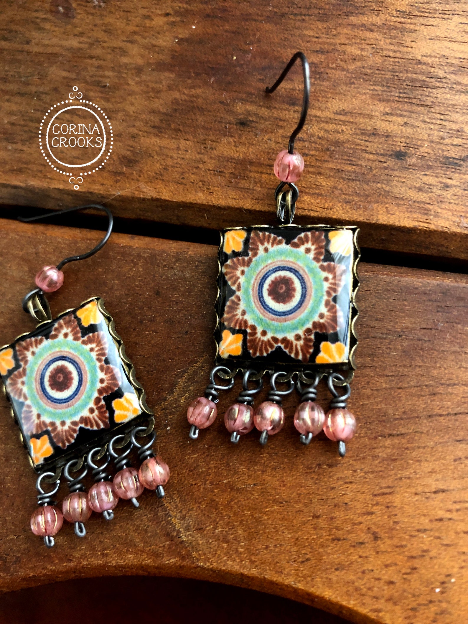 Mexican Jewelry Colorful Earrings Latinx Earrings Mexican | Etsy