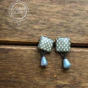 Tile, Moroccan Art, Moroccan Earrings, Moroccan Jewelry, Tile Gifts ...
