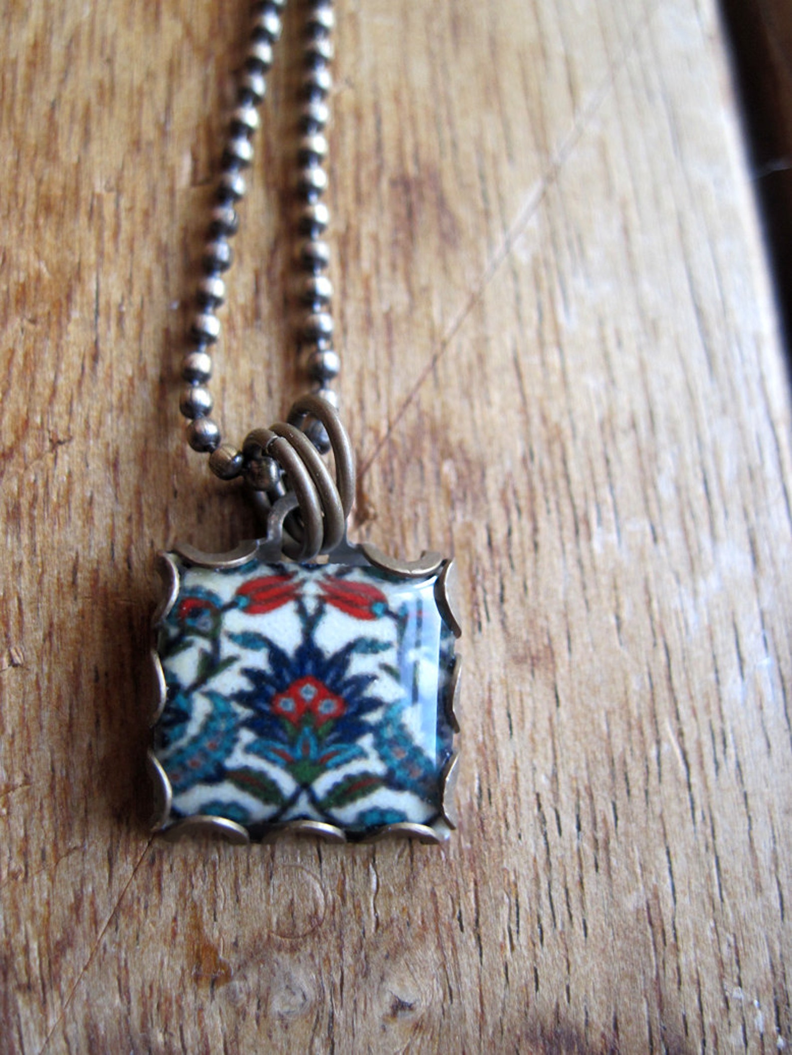Turkish Folk Handmade Necklace, Islamic Jewelry, Islamic Wedding, Iznik ...