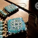 Islamic Pottery Design Earrings, Islamic Tile, Ethnic Jewelry, Islamic ...