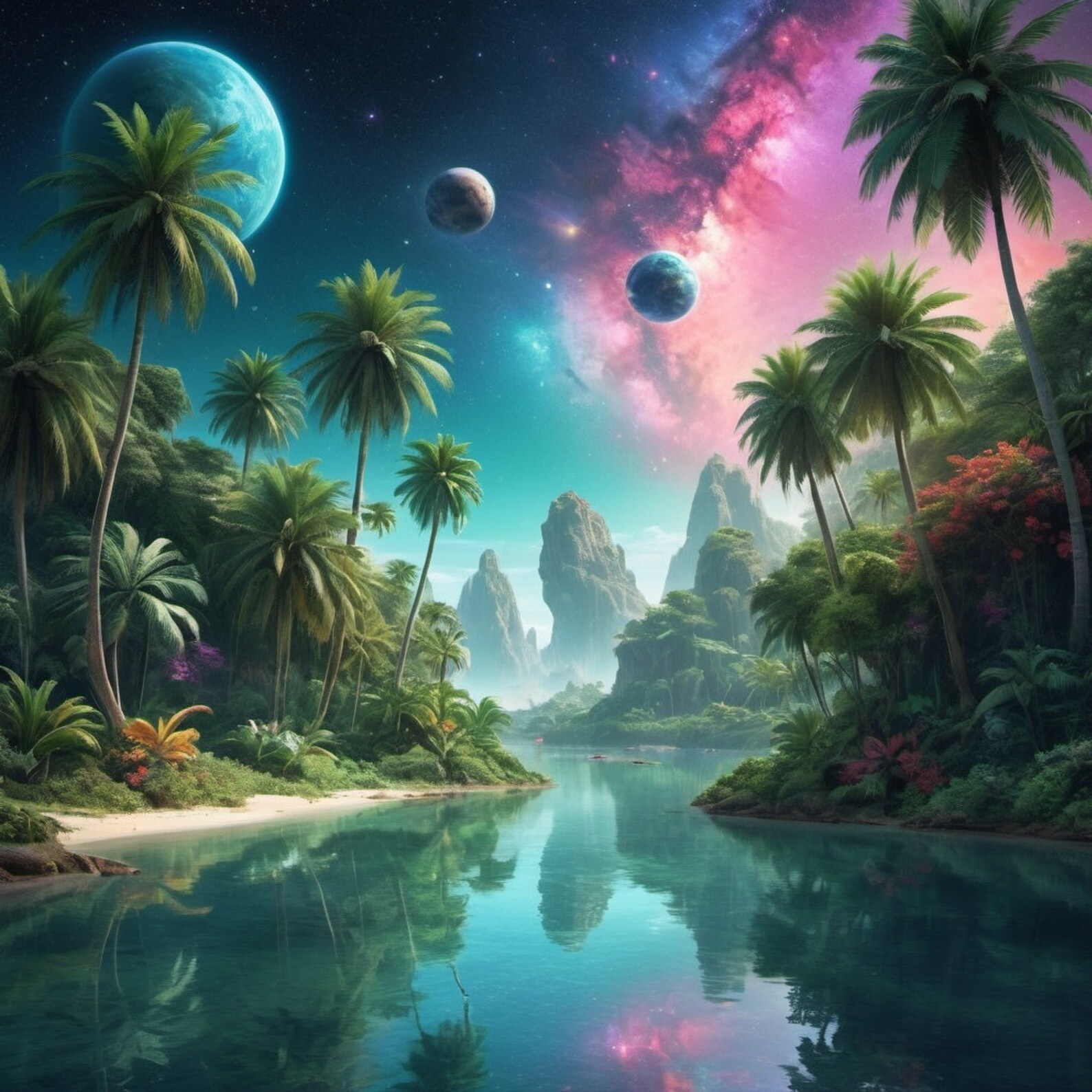 Galactic Oasis 2.0 - Etsy