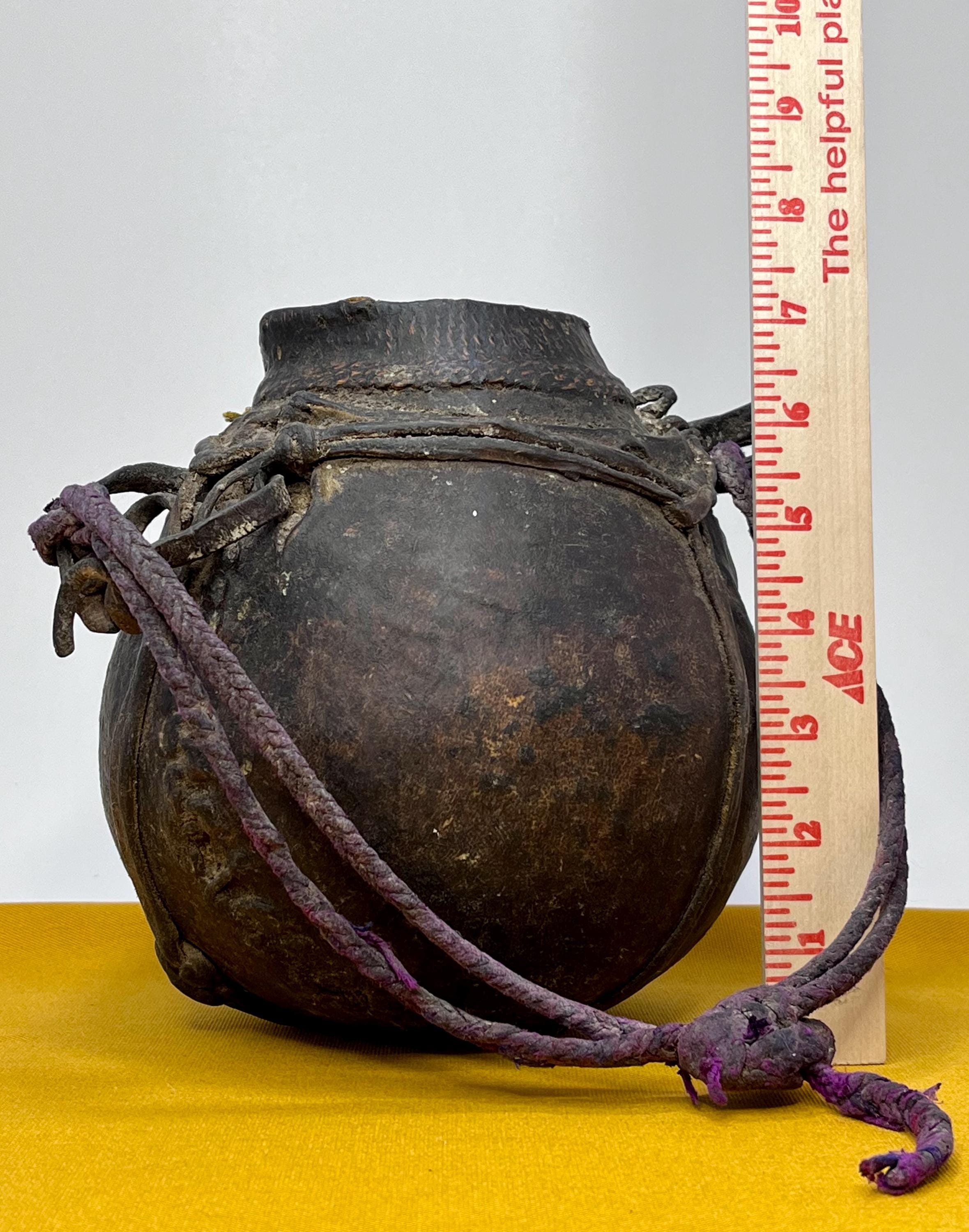 Borana Gorfa. Milk Jug. Animal Hide Stretched Over Gourd Vessel. Kenya ...