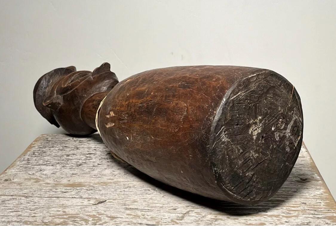 Yaka-suku Slit Drum. Mukoku, Congo. Carved Wood. 22 Tall. - Etsy