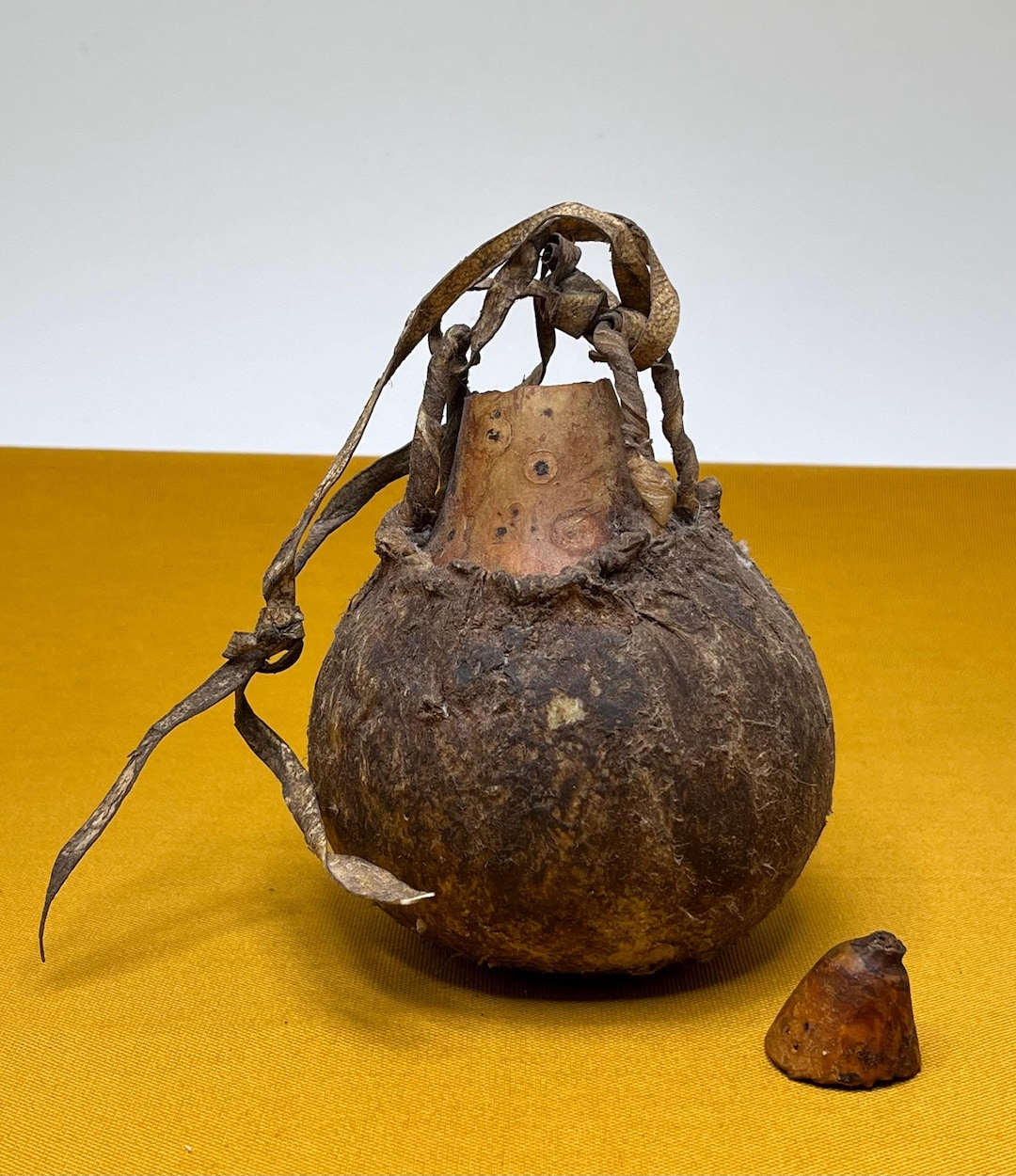 Turkana Food Storage Gourd With Animal Hide. Kenya, African. - Etsy