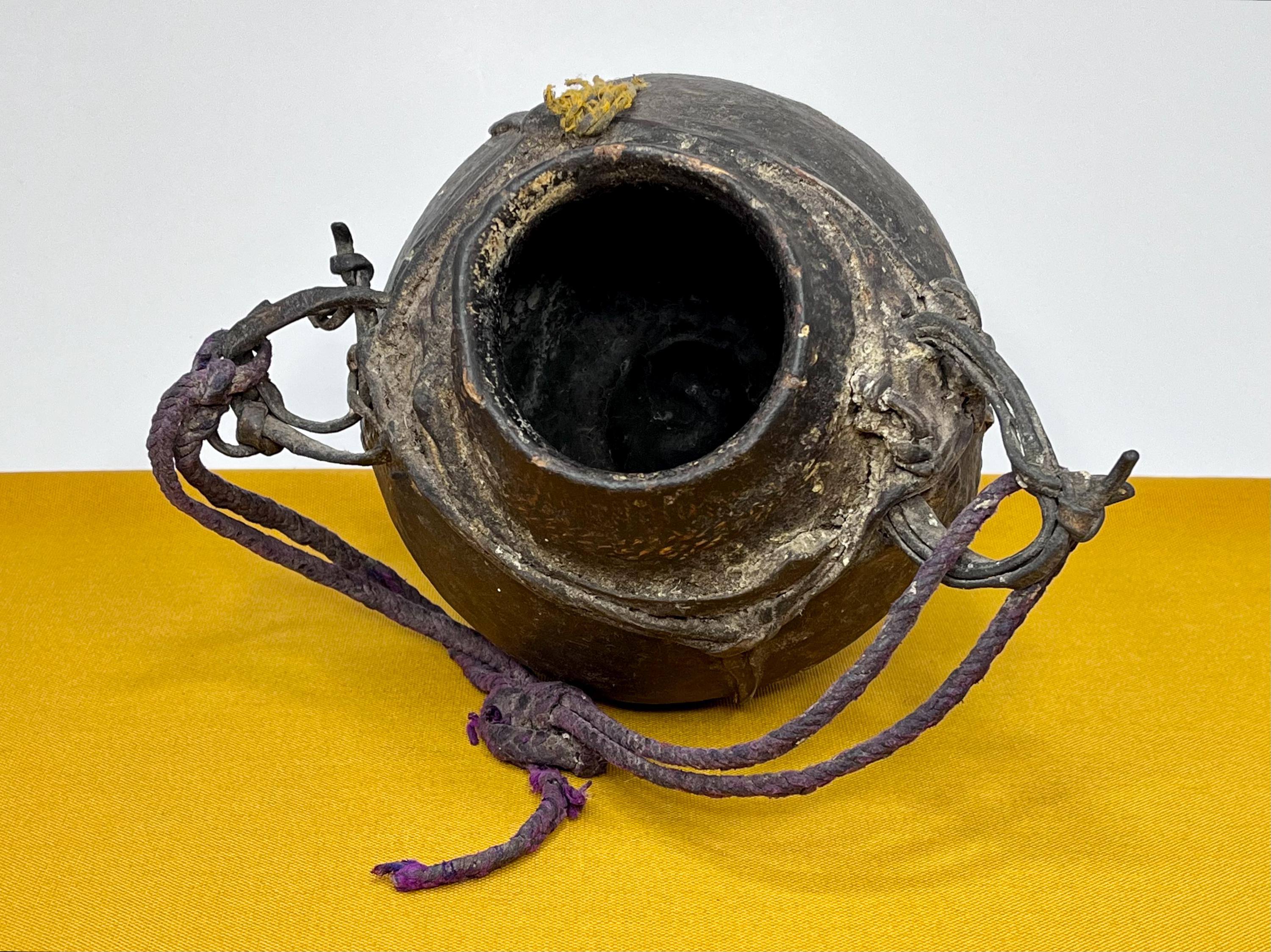 Borana Gorfa. Milk Jug. Animal Hide Stretched Over Gourd Vessel. Kenya ...