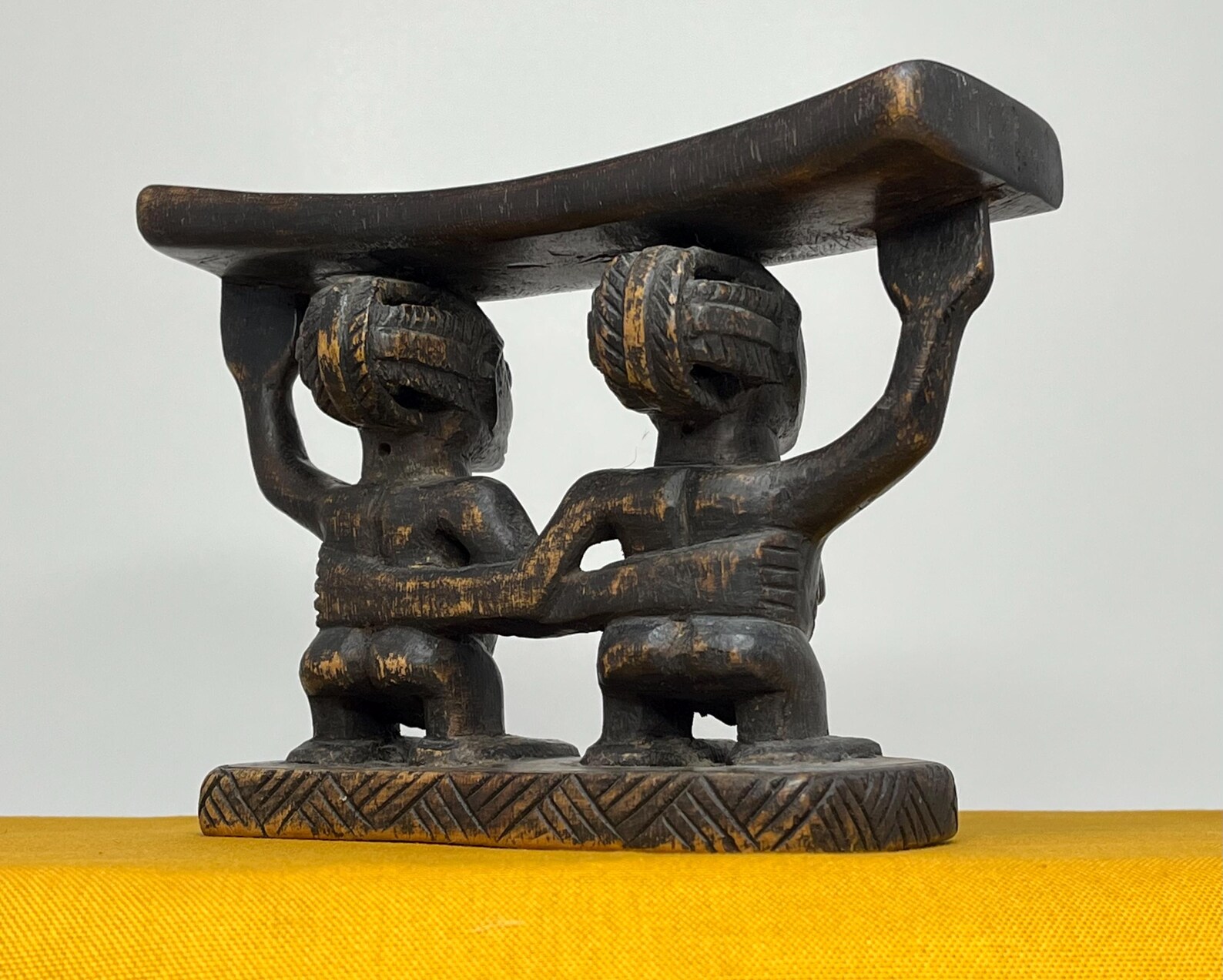 Luba Headrest. Twin Females. Congo. 20th Century. - Etsy