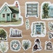Cottagecore Sticker Set 1. - 22 Pcs Clear Transparent Vinyl Stickers - Etsy