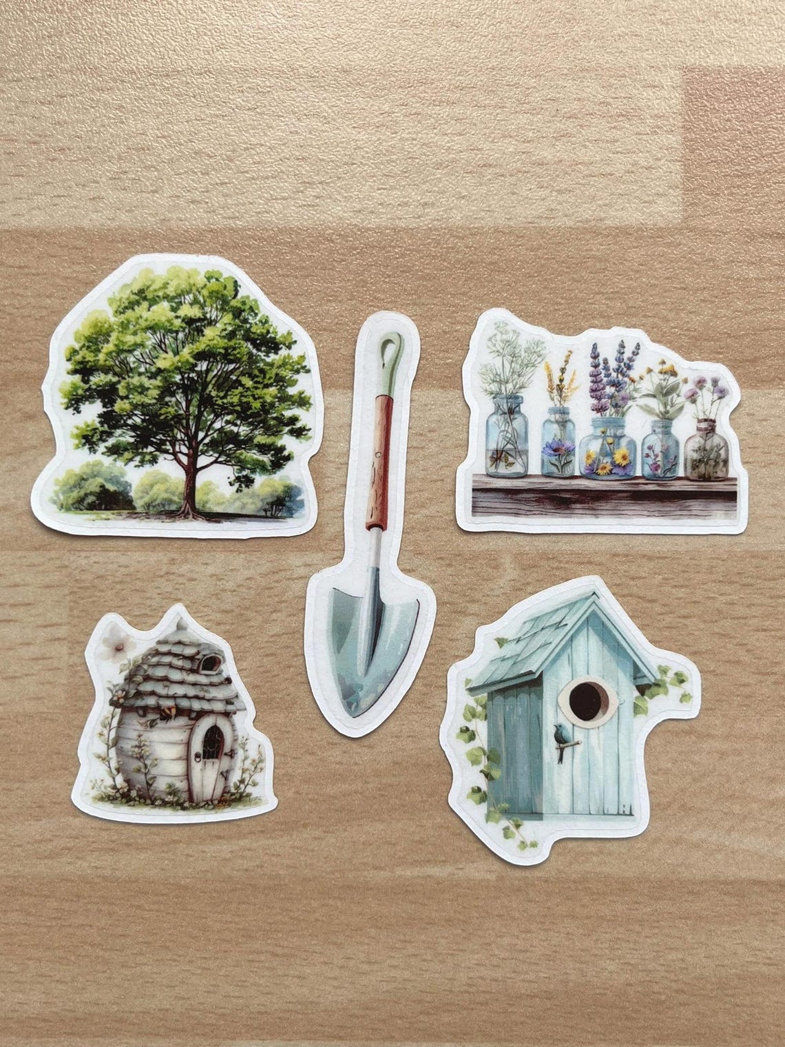 Cottagecore Sticker Set 1. - 22 Pcs Clear Transparent Vinyl Stickers - Etsy