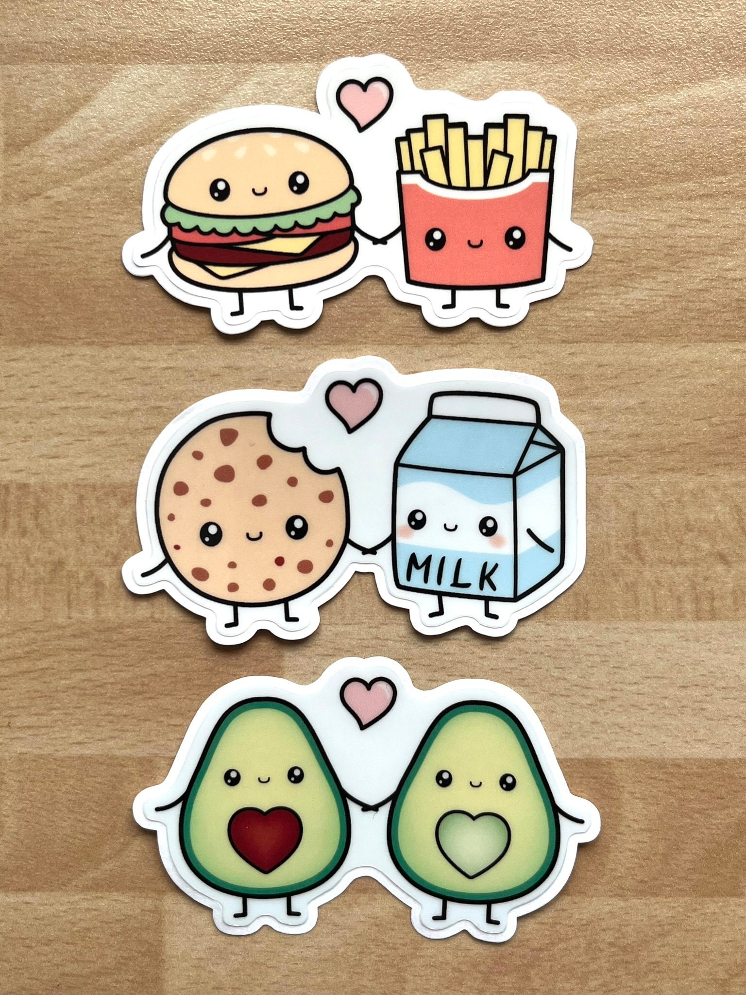 Cute Kawaii Food Buddies Sticker Set 1. - Etsy