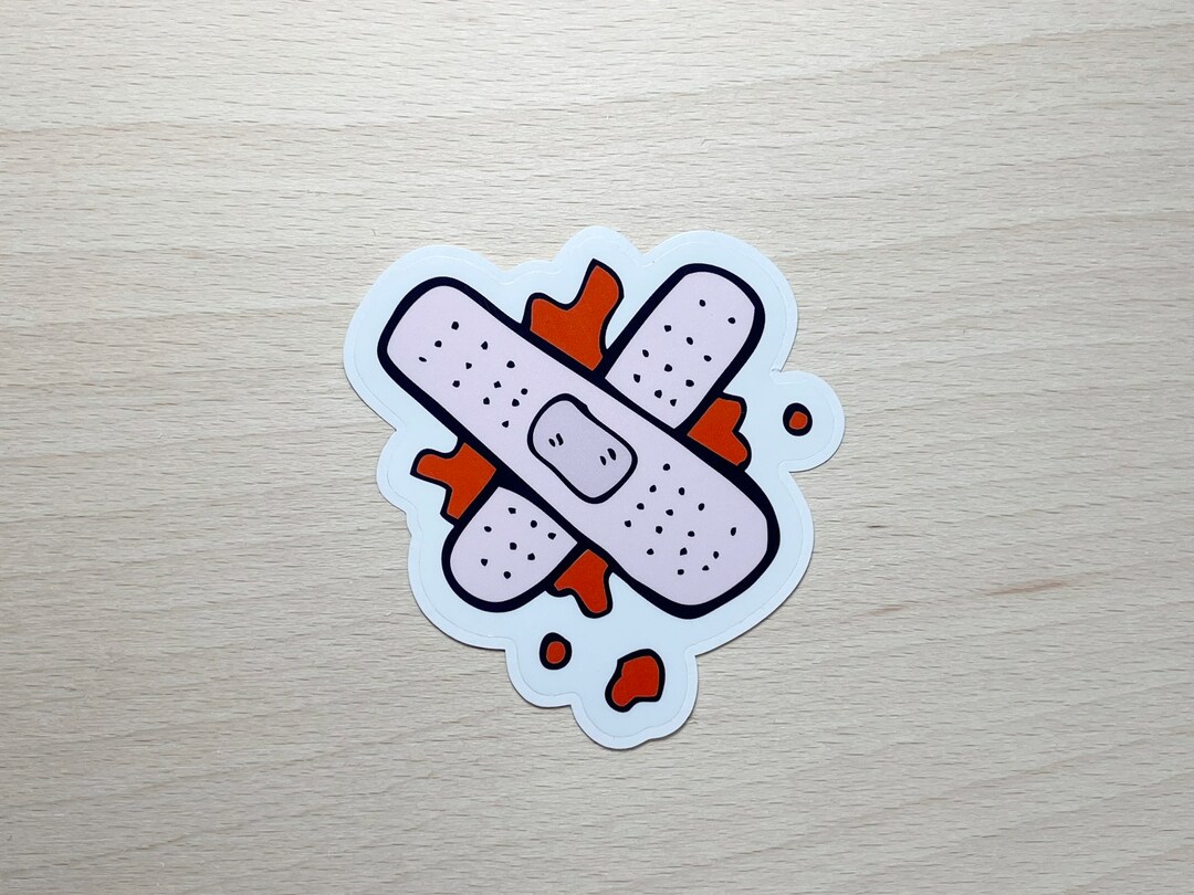 Bl00d Spots Plaster Sticker - Etsy
