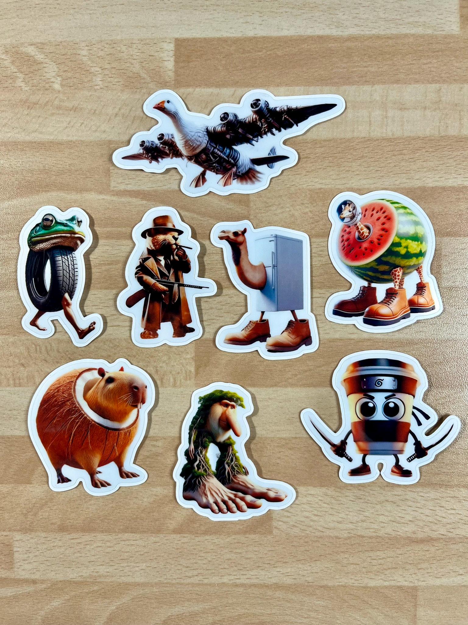 Italian Brainrot Stickers - Waterproof - Etsy