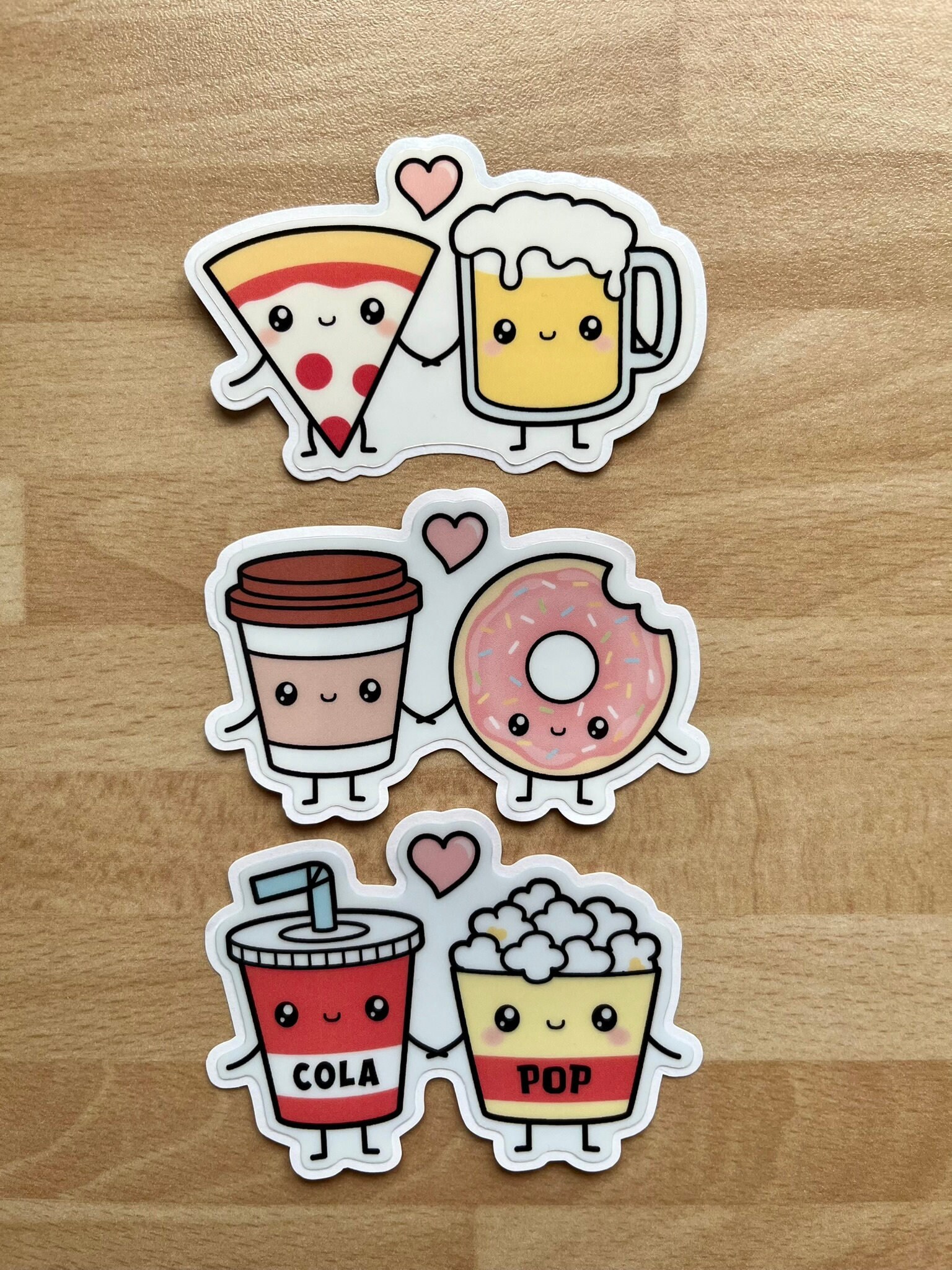 Cute Kawaii Food Buddies Sticker Set 2. - Etsy