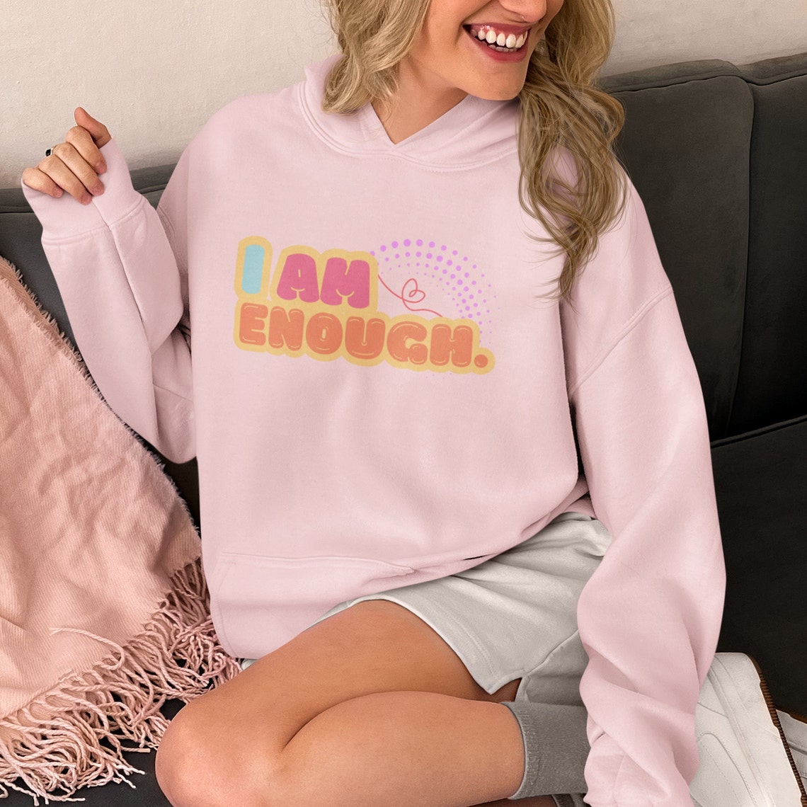 I Am Enough PNG & SVG File, Positive Affirmation, High-resolution ...