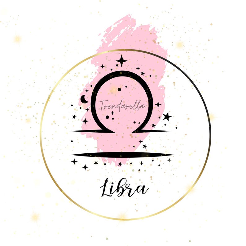 Libra - PNG & SVG File, Astrological Sign, High-resolution, Artsy ...