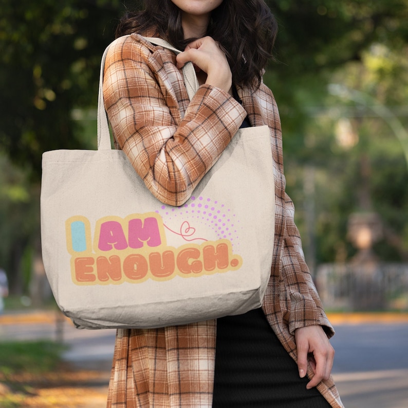 I Am Enough PNG SVG: Positive Affirmation Design (digital Download) - Etsy