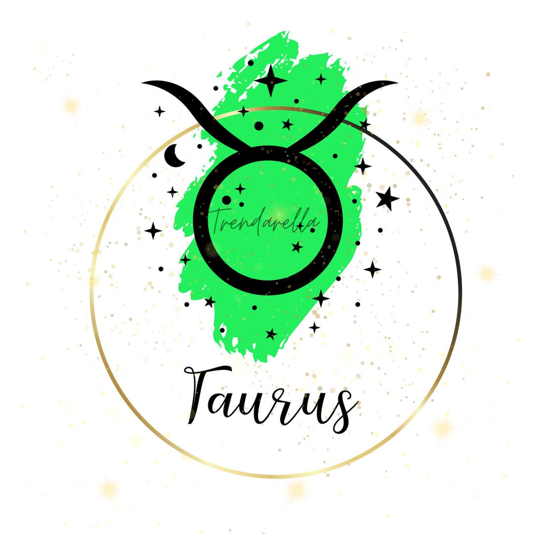 Taurus - PNG & SVG File, Astrological Sign, High-resolution, Artsy ...