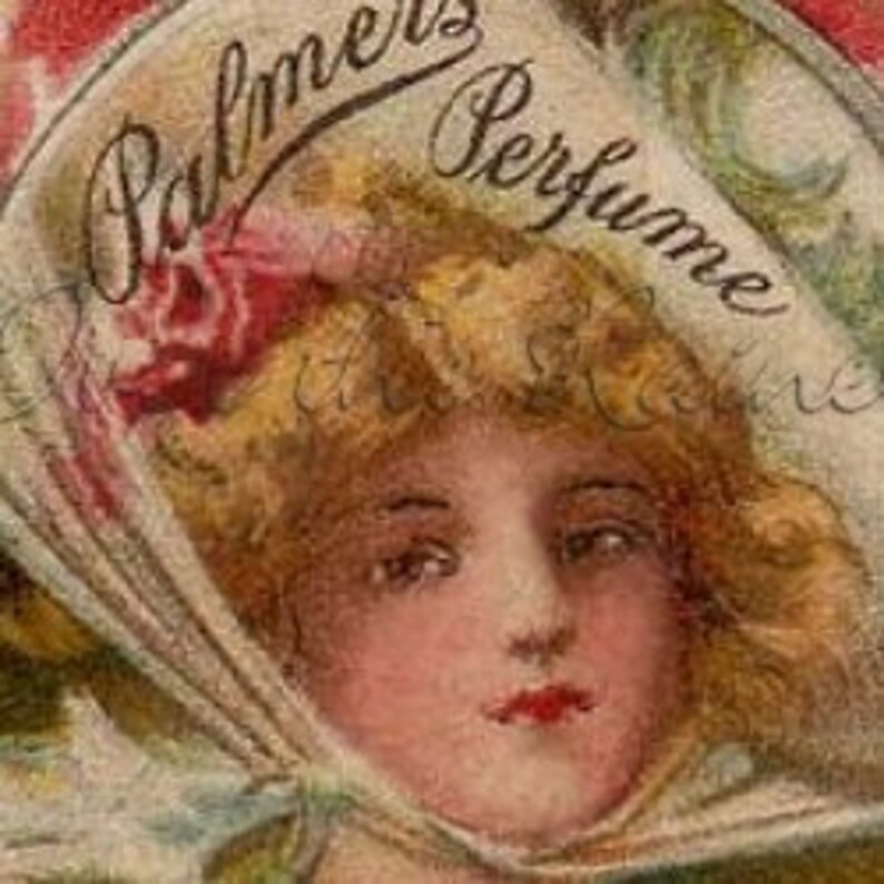 Perfume Labels - Vintage Roses - French Perfume Labels - Digital ...