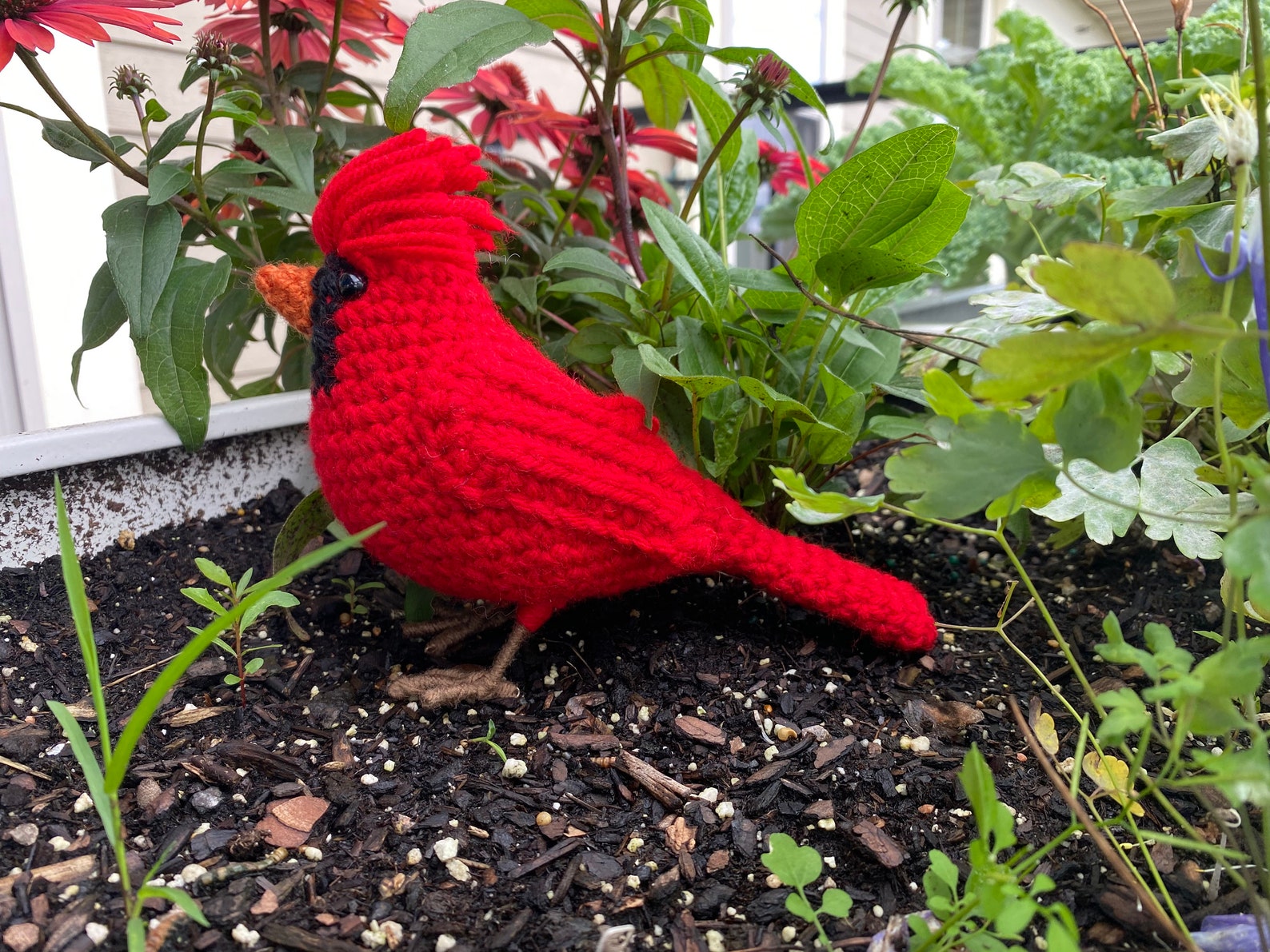 Cardinal Crochet Amigurumi Pattern PDF Realistic Cardinal - Etsy