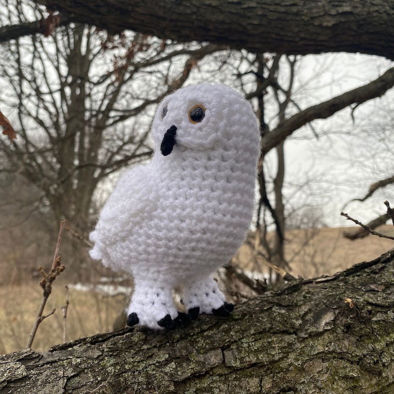 Snowy Owl Crochet Amigurumi Pattern PDF - Realistic Owl - Etsy