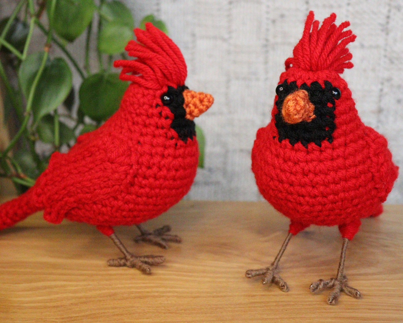 Cardinal Crochet Amigurumi Pattern PDF Realistic Cardinal - Etsy