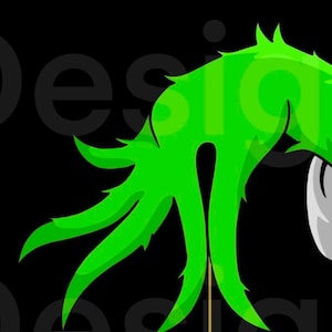 Grinch Hand Digital Download - Etsy