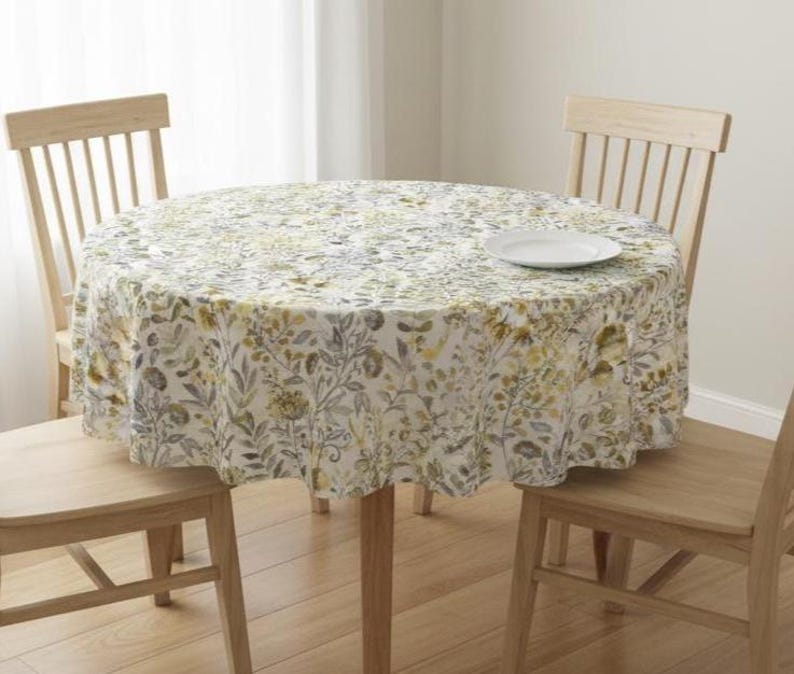 Wildflower Floral Tablecloth , Ashley Wilde Whitwell Buttercup ...