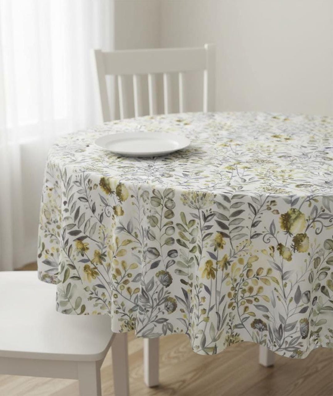 Wildflower Floral Tablecloth , Ashley Wilde Whitwell Buttercup ...