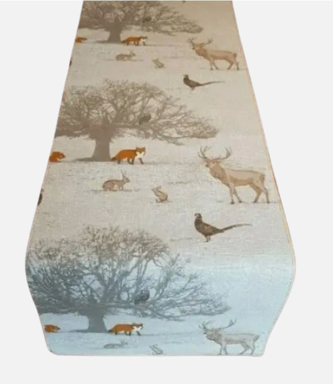 Wildlife Tatton Autumn Table Runner , Christmas Stags Table Runner ...