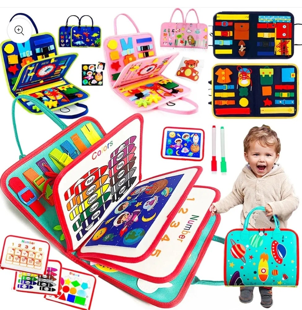 Busy Board Sensory Toy - Etsy