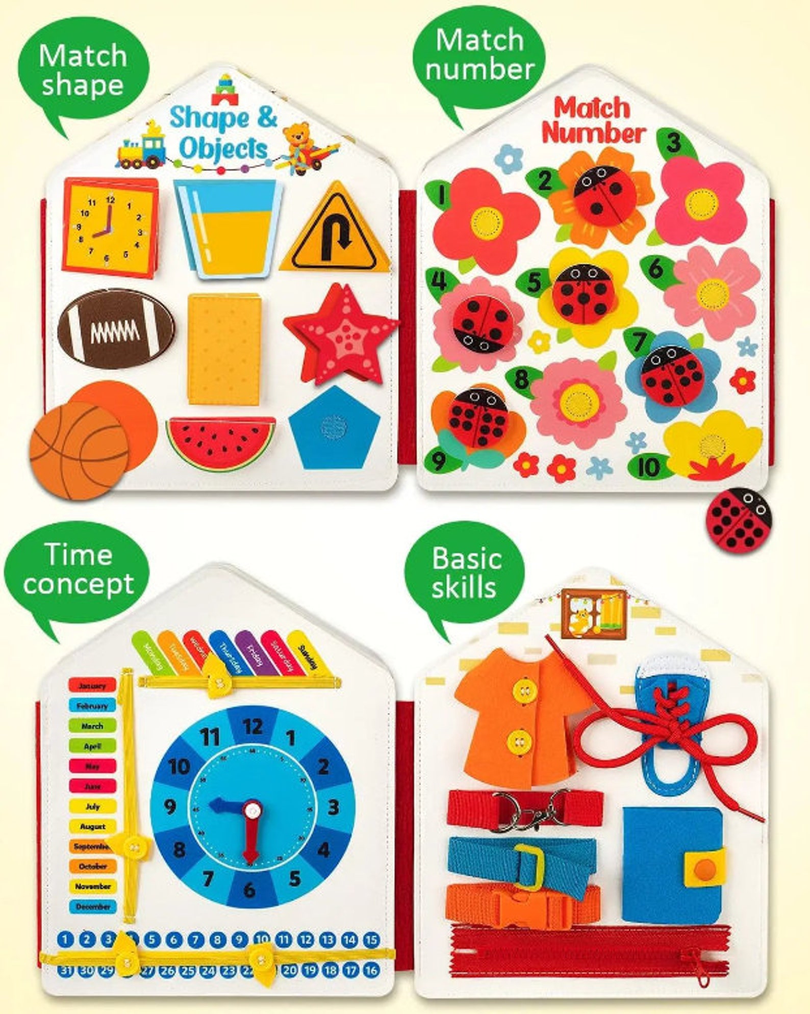 Montessori Busy Book - Etsy