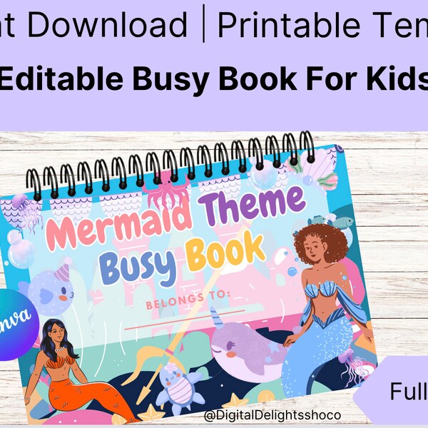 Busy Book Printable - Etsy