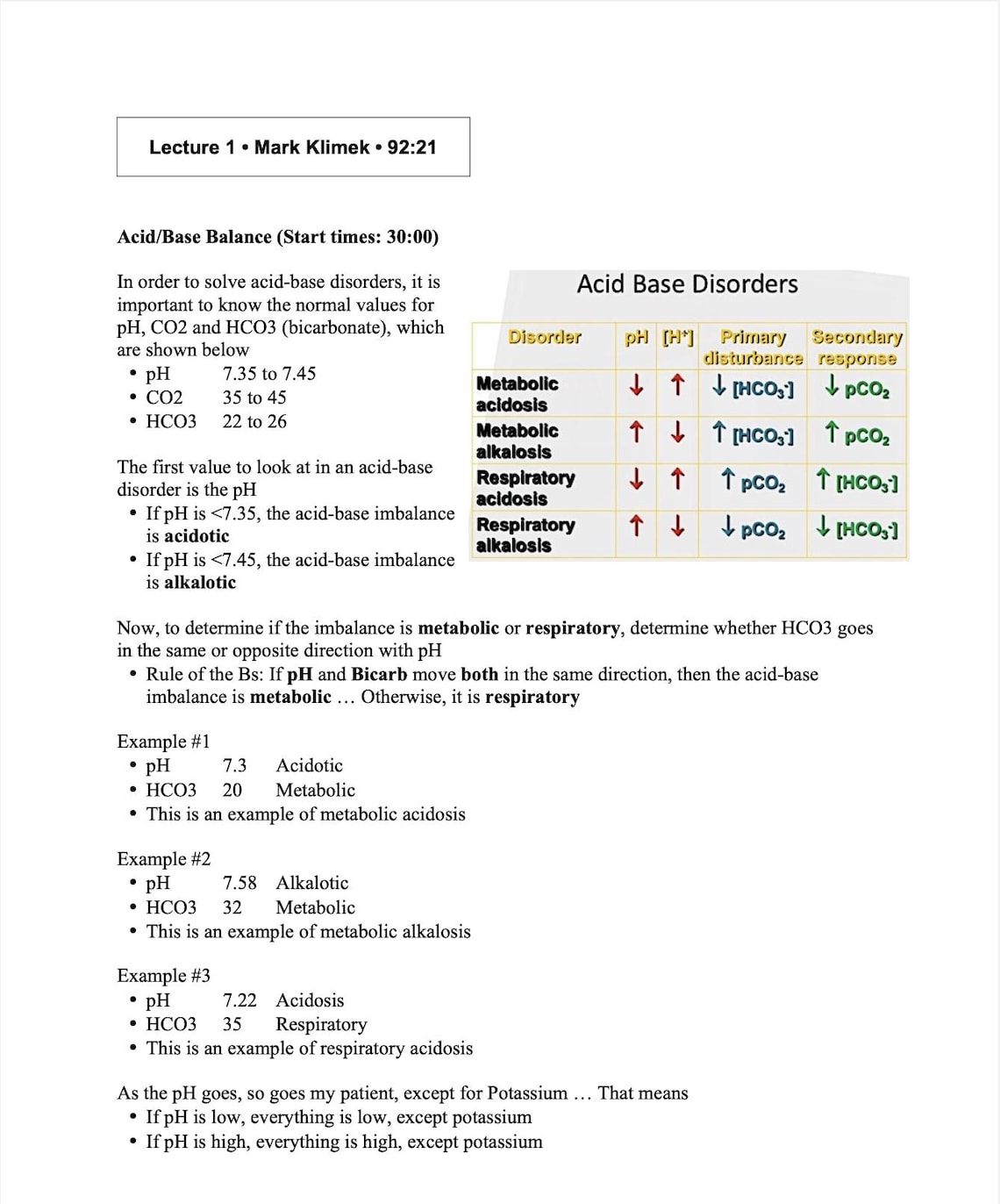 Mark Klimek (MARK K) Lectures 1-12 All Notes| Nursing Exam Prep Study ...