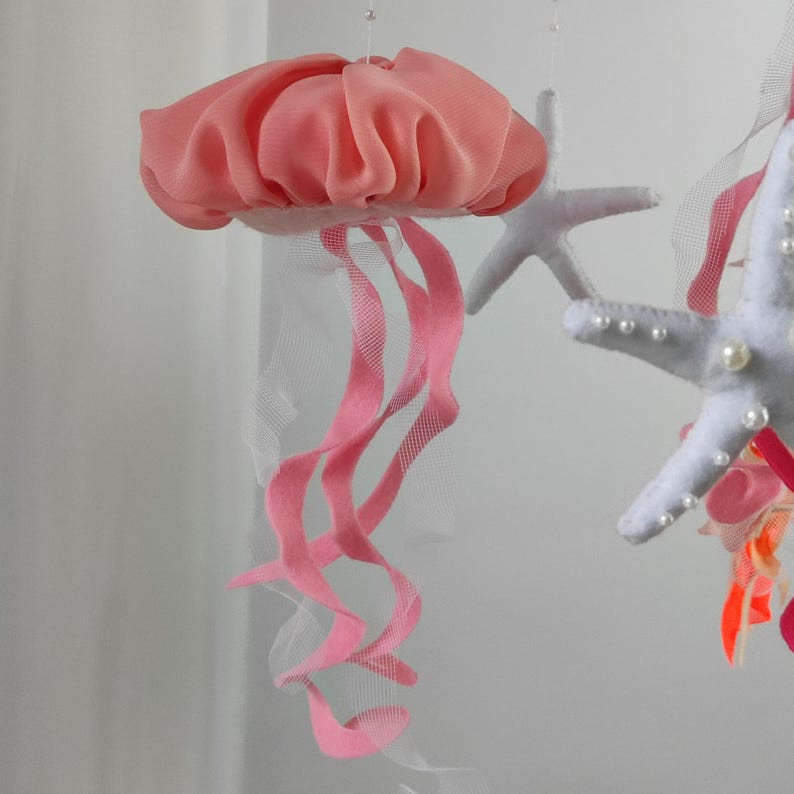 Handmade Felt Goldfish Baby Mobile: Ocean Nursery Decor - Etsy