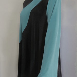 Split-tone, Bicolor, Two Tone Black and White Dress, Minimalist, Mini ...