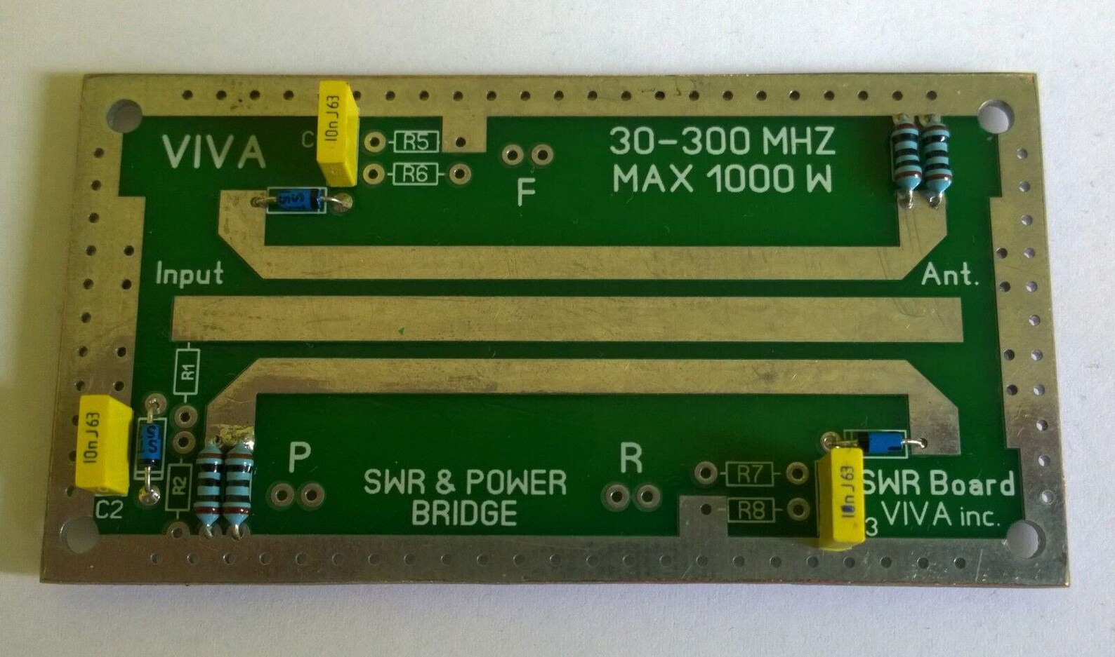 SWR Power Meter Rf Bridge Board VHF 50-300 Mhz up to 1000W Ldmos TUBE ...