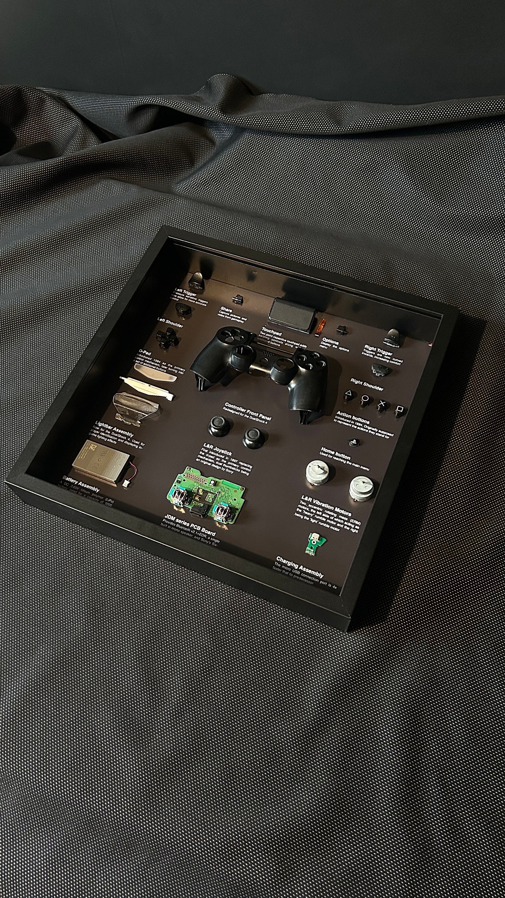 Teardown Customs Dualshock 4 Controller Display Black Edition black ...
