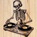 Skeleton DJ Clipart Bundle: Spooky Vector Illustration (digital ...