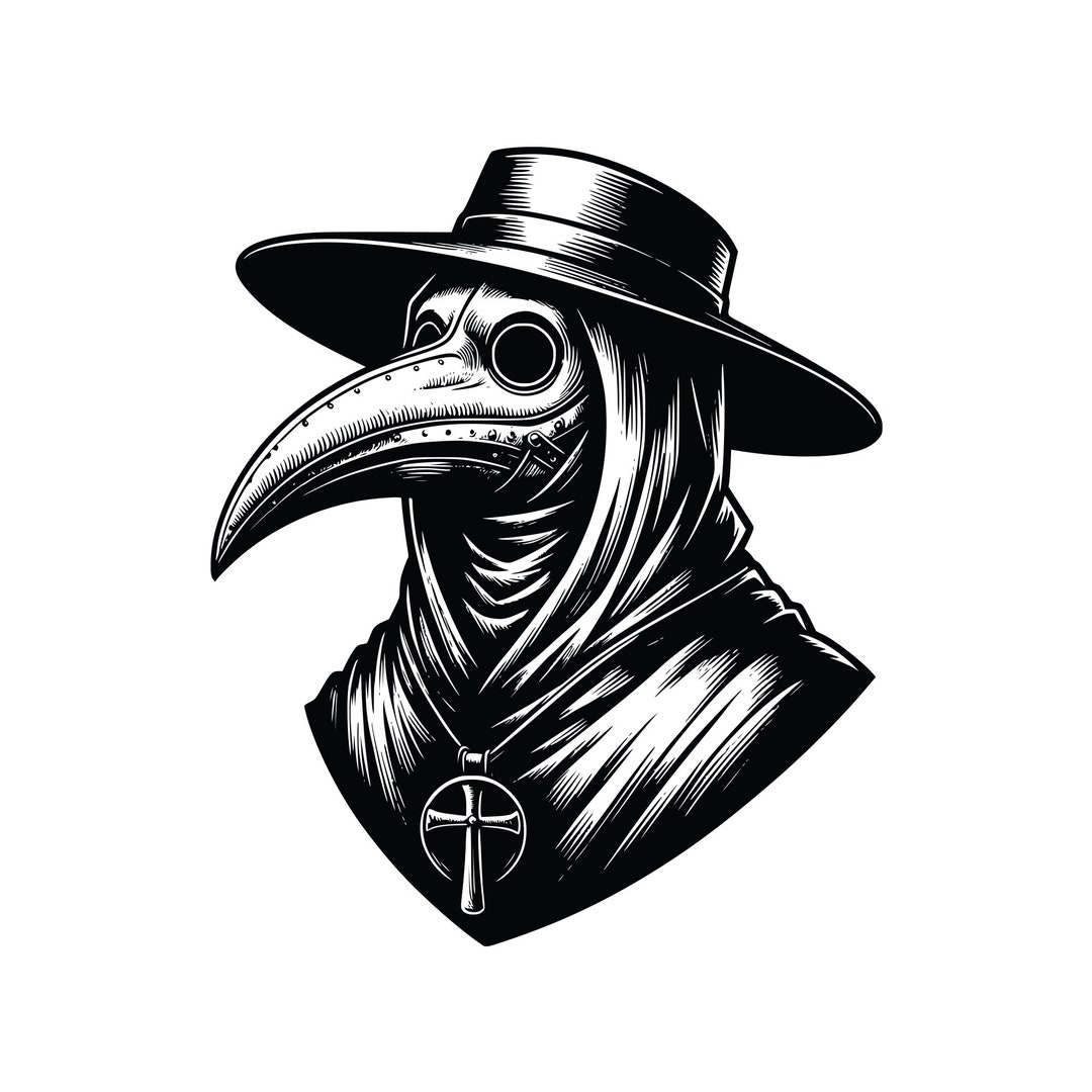 Plague Doctor Clipart, AI, PNG, SVG Format Bundle, Doctor Death ...