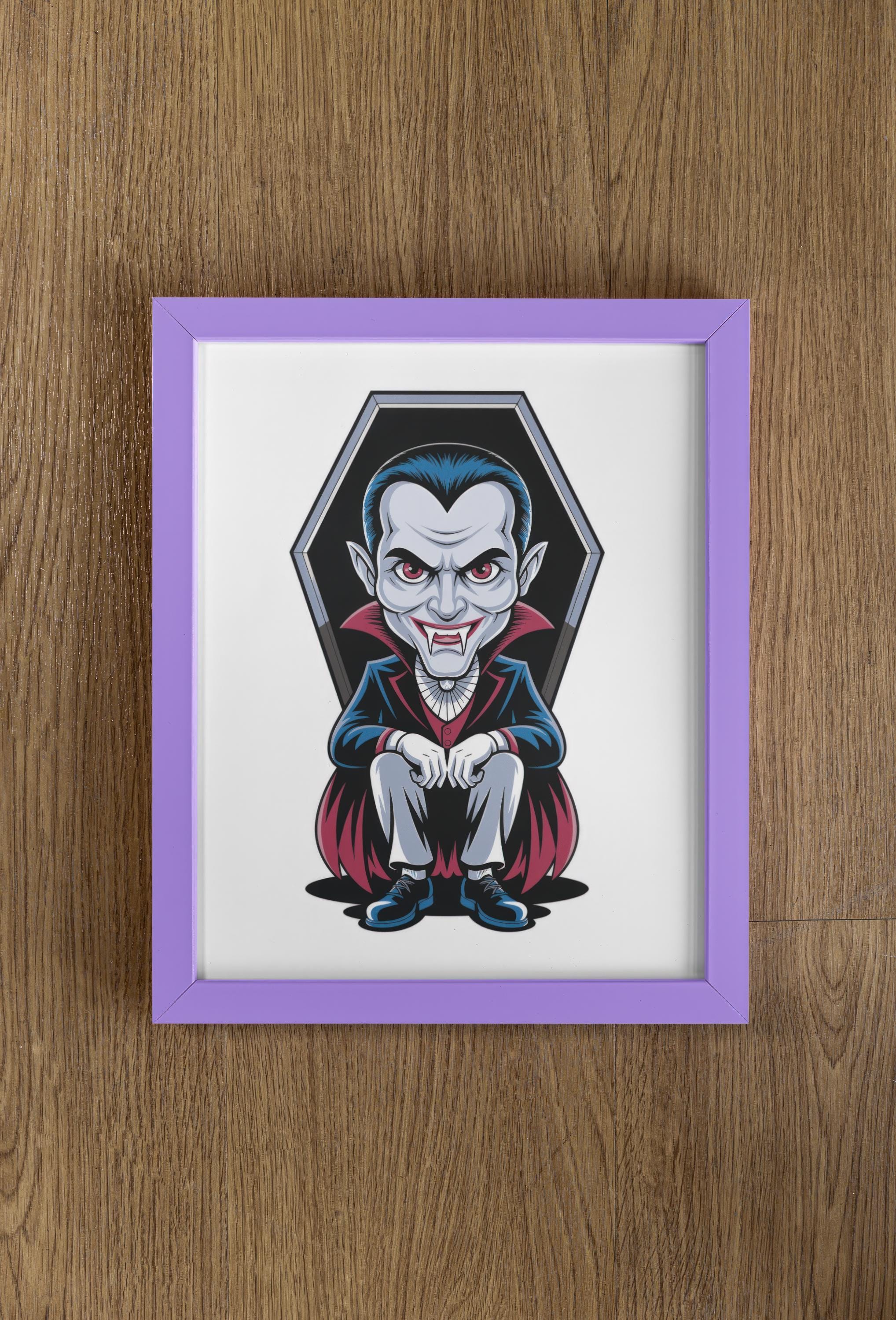 Chibi Vampire in Coffin Clipart Bundle - Color Vector EPS, SVG, PNG ...